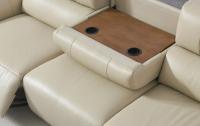 China Cream Wind Belt Flip Cup Holder Function Sofa Modern Apartment Furniture for sale