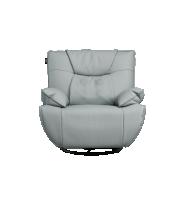China Modern Unique Curved Back Swivel Recliner Chair for Home Living Room for sale