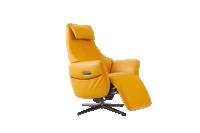 China Modern Sculptural Swivel Accent Chair with Recline Function for Contemporary Spaces for sale