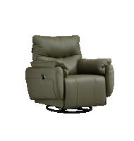 China Modern Contemporary 360° Swivel Power Recliner Chair with Cloud-Like Cushioning for sale