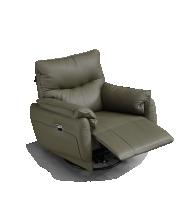 China Modern Contemporary 360° Swivel Power Recliner Chair with Cloud-Like Cushioning for sale