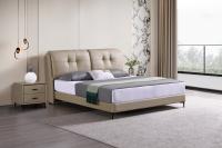 China Italian Minimalist Double Zone Buckle Soft Bed Italian Style Hotel Furniture for sale