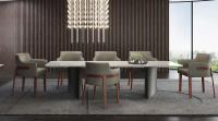 China Italian Style Luxury Dining Chairs Hotel Furniture Villa Dining Seating for sale