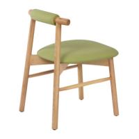 China Nordic Solid Wood Upholstered Dining Chair Modern Design Comfortable Seating for sale