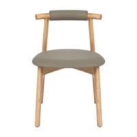 China Nordic Solid Wood Upholstered Dining Chair Modern Design Comfortable Seating for sale