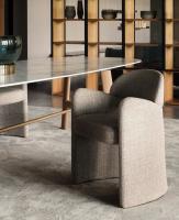 China Modern Luxury Dining Chair Hotel Furniture Accent Dining Chair for sale
