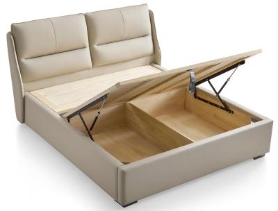 China Modern Simple Storage Pneumatic Storage Bed Space Saving Apartment Furniture for sale