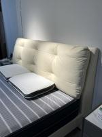 China Modern Luxury Leather Soft Pack Bed Set Apartment Furniture for sale