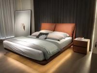China Modern Luxury Soft Bag Suspended Bed Hotel Furniture Minimalist Design for sale