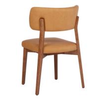 China Mid-Century Modern Solid Wood Dining Chair Scandinavian Minimalist Design for sale
