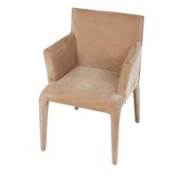 China Luxury Italian Velvet Upholstered Dining Chair French Retro Aesthetic Design for sale