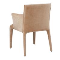 China Luxury Italian Velvet Upholstered Dining Chair French Retro Aesthetic Design for sale