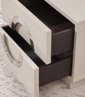 China Modern Luxury Bedroom Storage Bedside Table Wooden Nightstand Minimalist Design for sale
