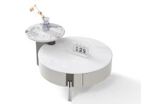 China Modern Light Luxury High Low Combination Storage Coffee Table Microcrystalline Stone for sale