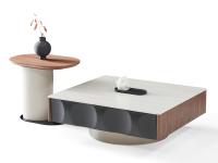 China Modern Style Rock Slab Living Room Coffee Table Side Table Combination Minimalist Furniture for sale