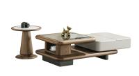 China Modern Extendable Coffee Table Set with Side Table Apartment Furniture for sale