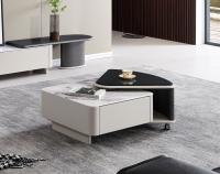 China Italian Rotating Mobile Coffee Table Modern Living Room Furniture for sale