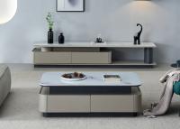 China Minimalist Rock Panel Italian Style TV Cabinet Easy Cleaning Scratching Resistant for sale