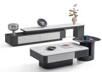 China Modern Stretchable Marble TV Cabinet For Living Room for sale