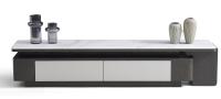China Modern Stretchable Marble TV Cabinet For Living Room for sale
