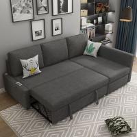China Modern Minimalist Fabric Sofa Bed , Apartment Living Room , Bedroom for sale