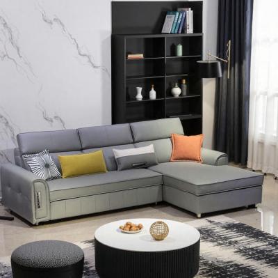 China Modern  L-shaped Sofa Bed For Living Rooms And Bedrooms for sale
