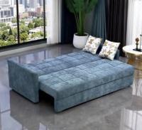 China Straight Row With Mop Bed Fabric Sofa Bed , Apartment Furniture for sale