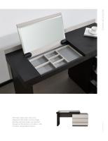 China Modern Minimalist Flip-Top Vanity Desk With Dresser Combo Hotel Furniture for sale