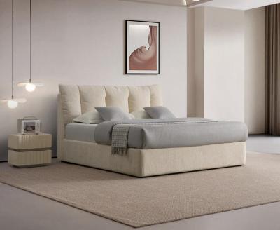 China Modern minimalist fabric storage bed , Apartment furniture for sale