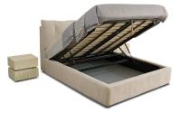 China Modern minimalist fabric storage bed , Apartment furniture for sale