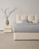 China Modern minimalist fabric storage bed , Apartment furniture for sale