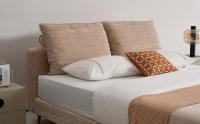 China Italian minimalist suspended fabric bed , apartment furniture for sale