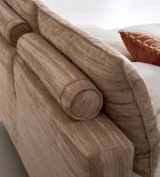 China Italian minimalist suspended fabric bed , apartment furniture for sale