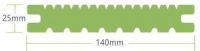 China First Generation Solid Vertical Pattern Outdoor WPC Flooring for sale