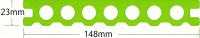 China Second generation round hole single-sided co extruded WPC flooring for sale