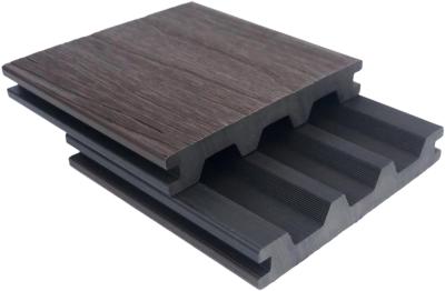 China Second generation solid single-sided co extruded outdoor WPC flooring for sale