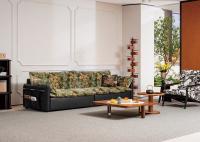 China Modern retro fabric leather splicing sofa , hotel furniture for sale