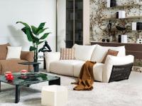 China Italian minimalist color blocking modular sofa , apartment furniture for sale