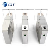 China Community Glass Swing Turnstile High Speed Customizable Strong Self Protection Ability 510B for sale