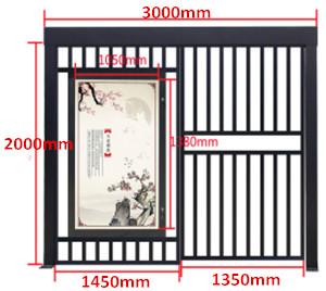 China Advertising Pedestrian Entrance Gate Automatic Outdoor For Community for sale