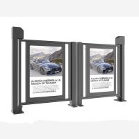 China RFID Pedestrian Gate Access Control Advertising Door In Community for sale