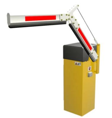 China Heavy Duty Automatic Security Gate Arm Folding Arm Barrier For Parking for sale