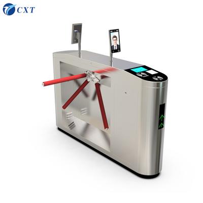 China Bridge Type Tripod Turnstile Gate with 1200x280x980mm Dimensions 510mm Pole Length and 30W/24V DC Brushless Motor for sale
