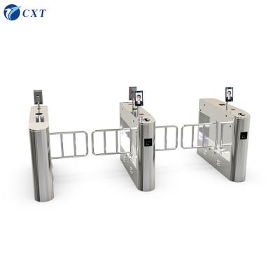 China Anti Tailgating Swing Barrier Gate Laser RFID With DFC Technology bw150 for sale