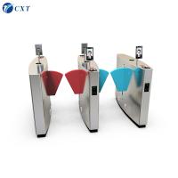 China Customs Flap Barrier Gate Brushless Motor Fully Automatic Ticket Inspection IC Card 360H for sale