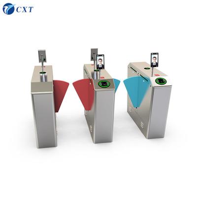 China 30-40 People/Min Office Security Barrier Gate Retractable Flap Barrier 140X for sale