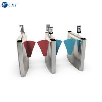 China Clubhouse Automatic Office Barrier Gate Flap Barrier Turnstile 140C for sale