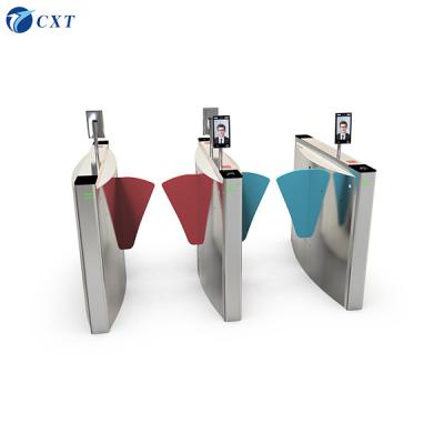 China Clubhouse Automatic Office Barrier Gate Flap Barrier Turnstile 140C for sale