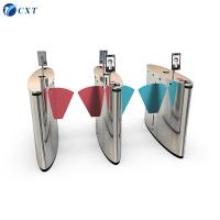 China Airport Flap Barrier Gate 550mm Passage Width 201 Stainless Steel For Outdoor 120TY for sale