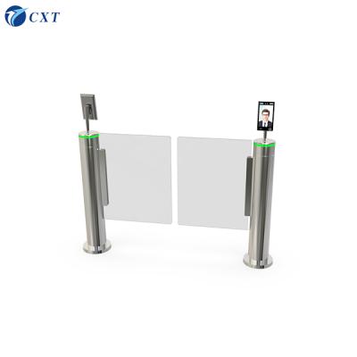 China Cylindrical Swinging Access Gates AI Smart For School Hotel Park 140s for sale